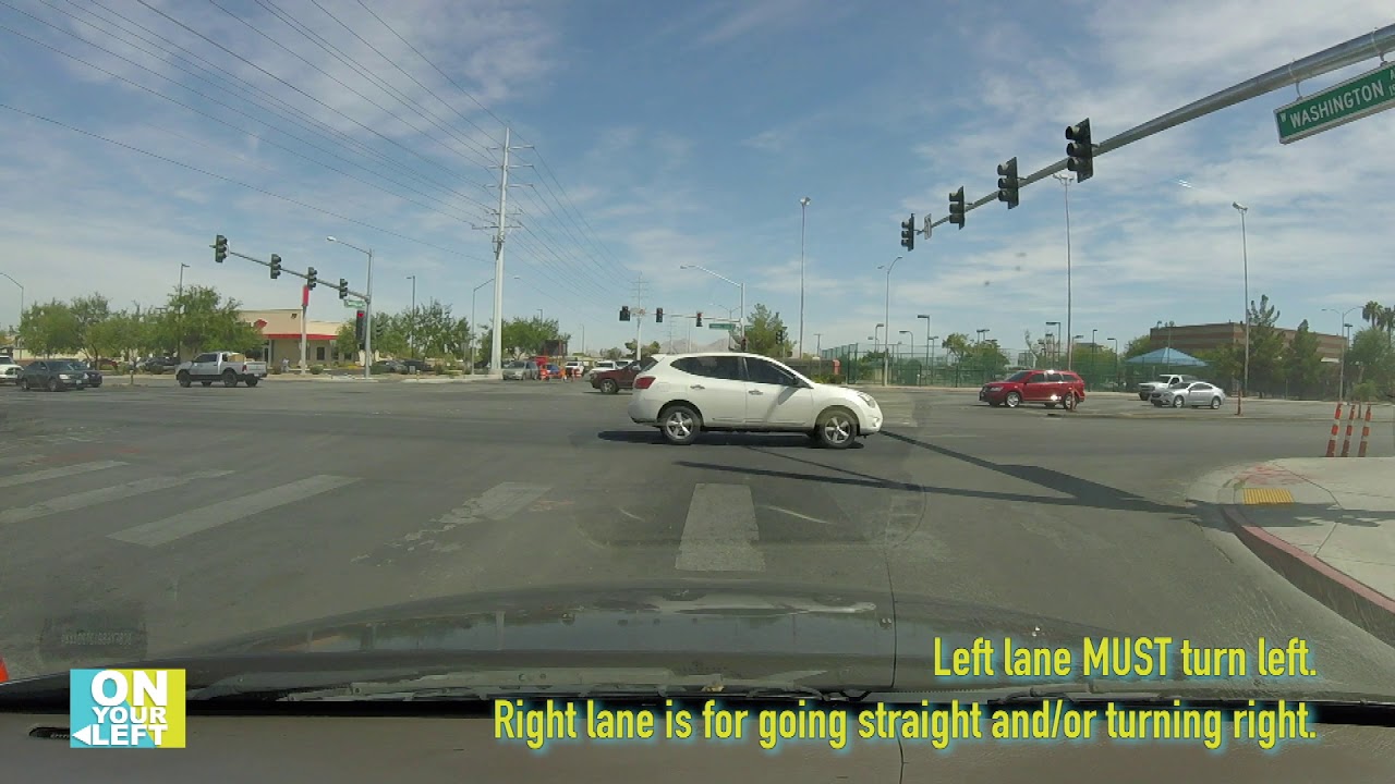 Left Lane MUST Turn Left - YouTube