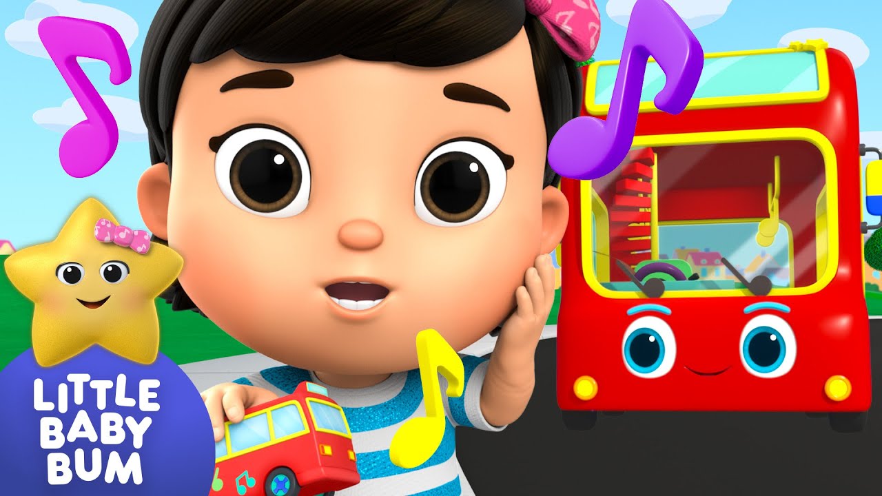 Can you hear Vehicle Sounds? ⭐ Mia's Play Time! LittleBabyBum - Nursery ...