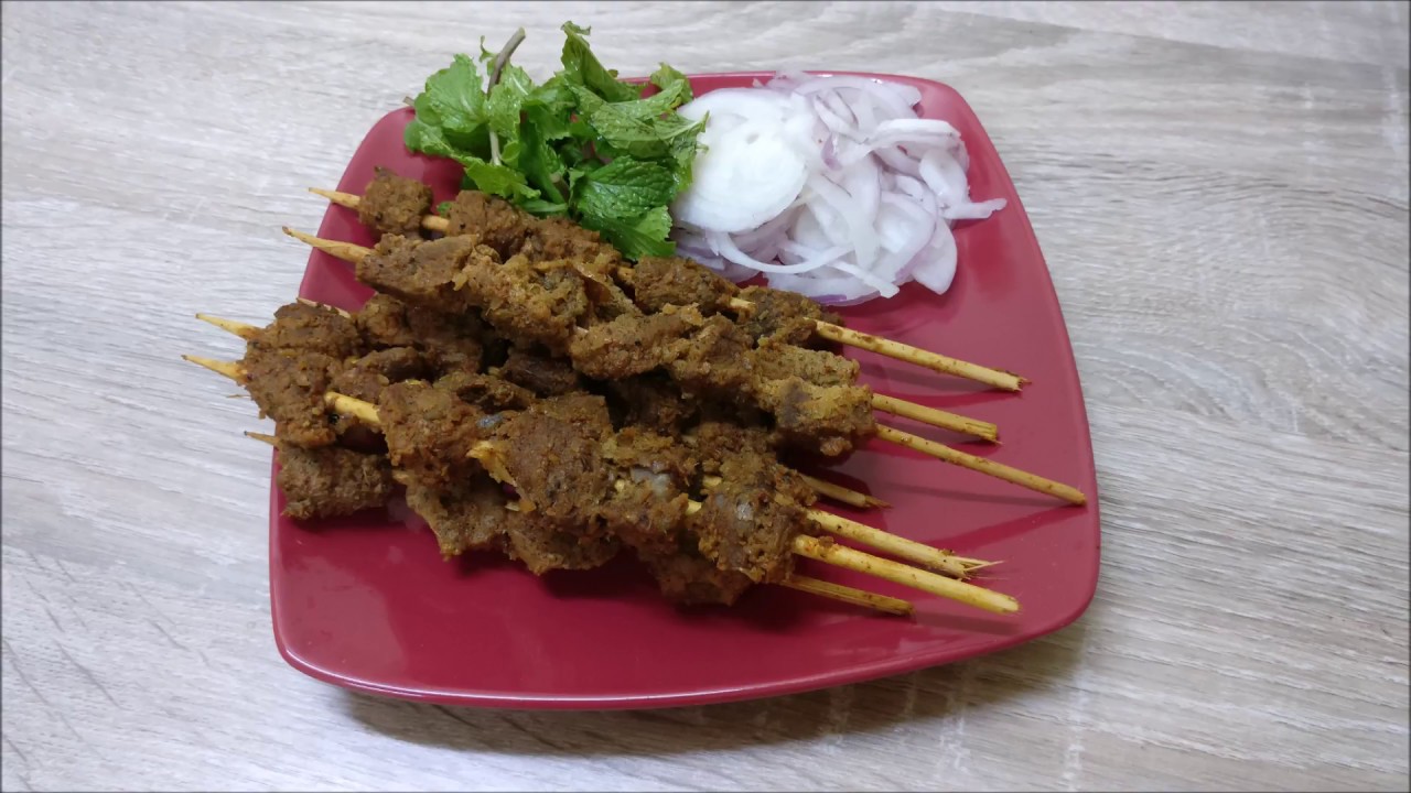 Mutton Boti on Stick - Very Yummy and Tasty - Restaurant Style - All ...