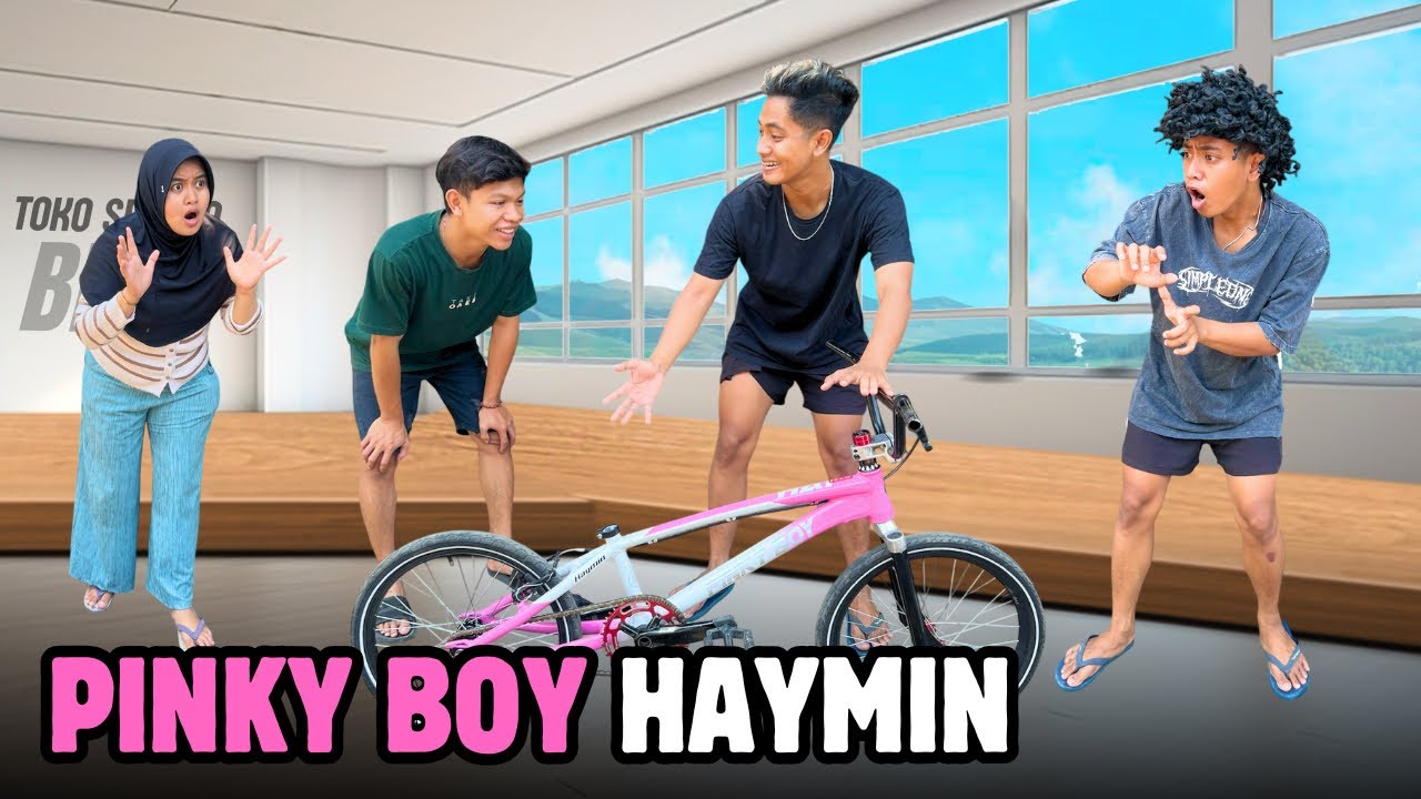 HAYMIN REVIEW SEPEDA ONTHEL PINKY BOY!!! - YouTube