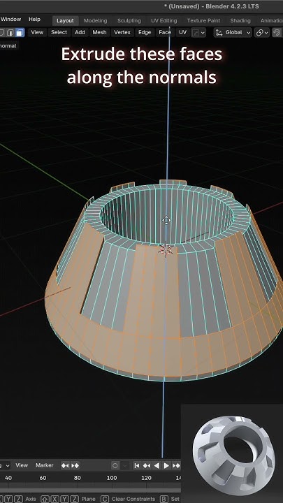 BLENDER-MODEL COMPLEX SHAPES - Part 5 - YouTube