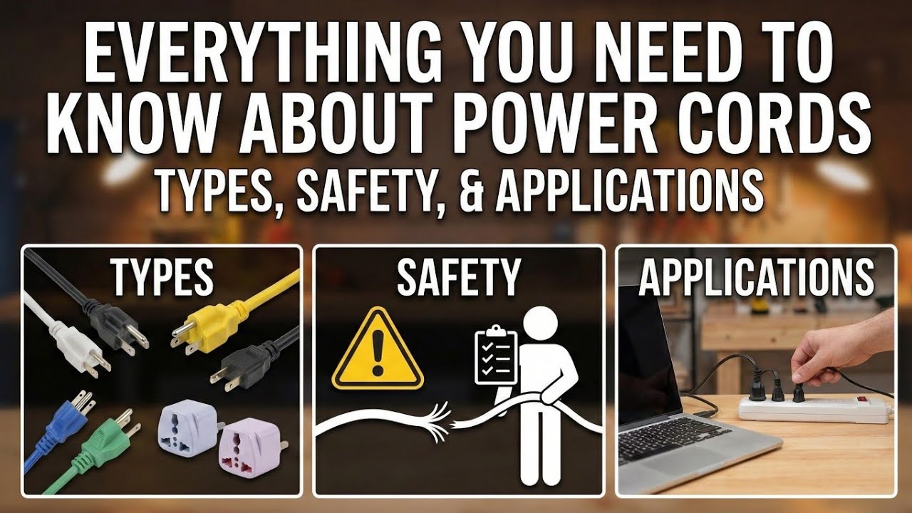 Everything You Need to Know About Power Cords Types, Safety ...