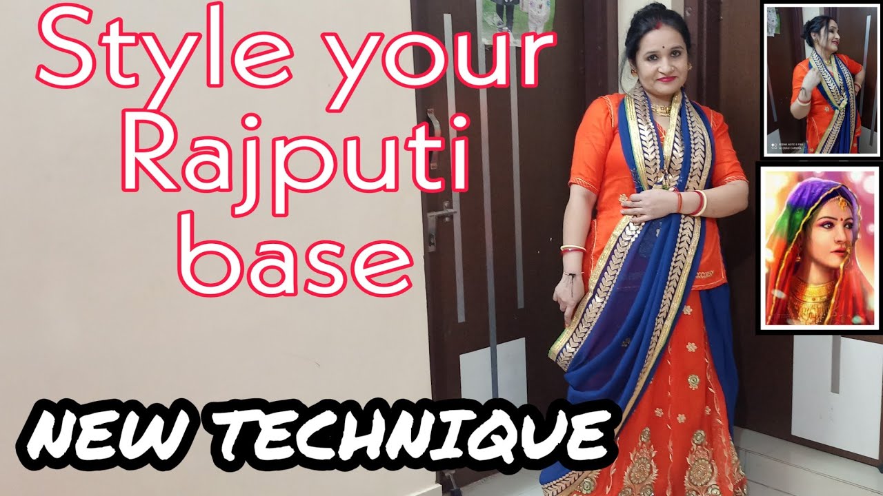 Brand new Rajputi base homemade styles//try your rajputi poshak with ...