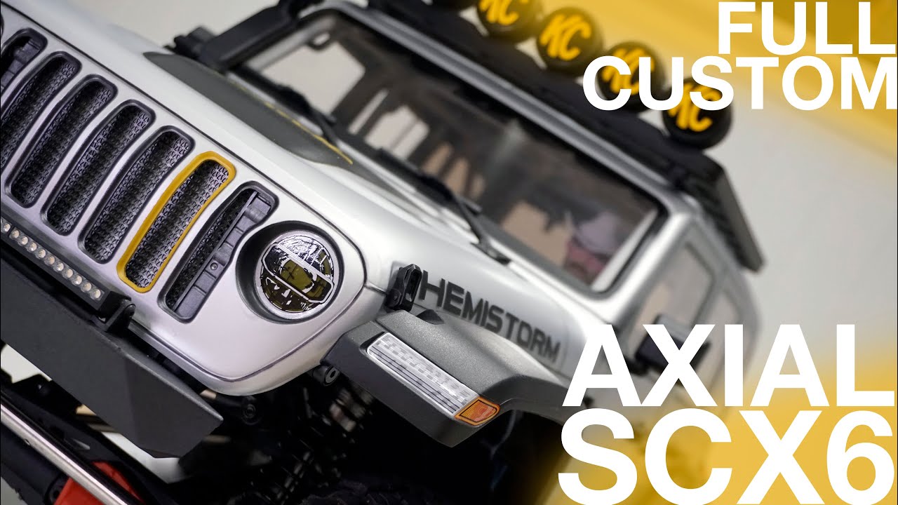CUSTOM AXIAL SCX6 - Step by step paint - YouTube