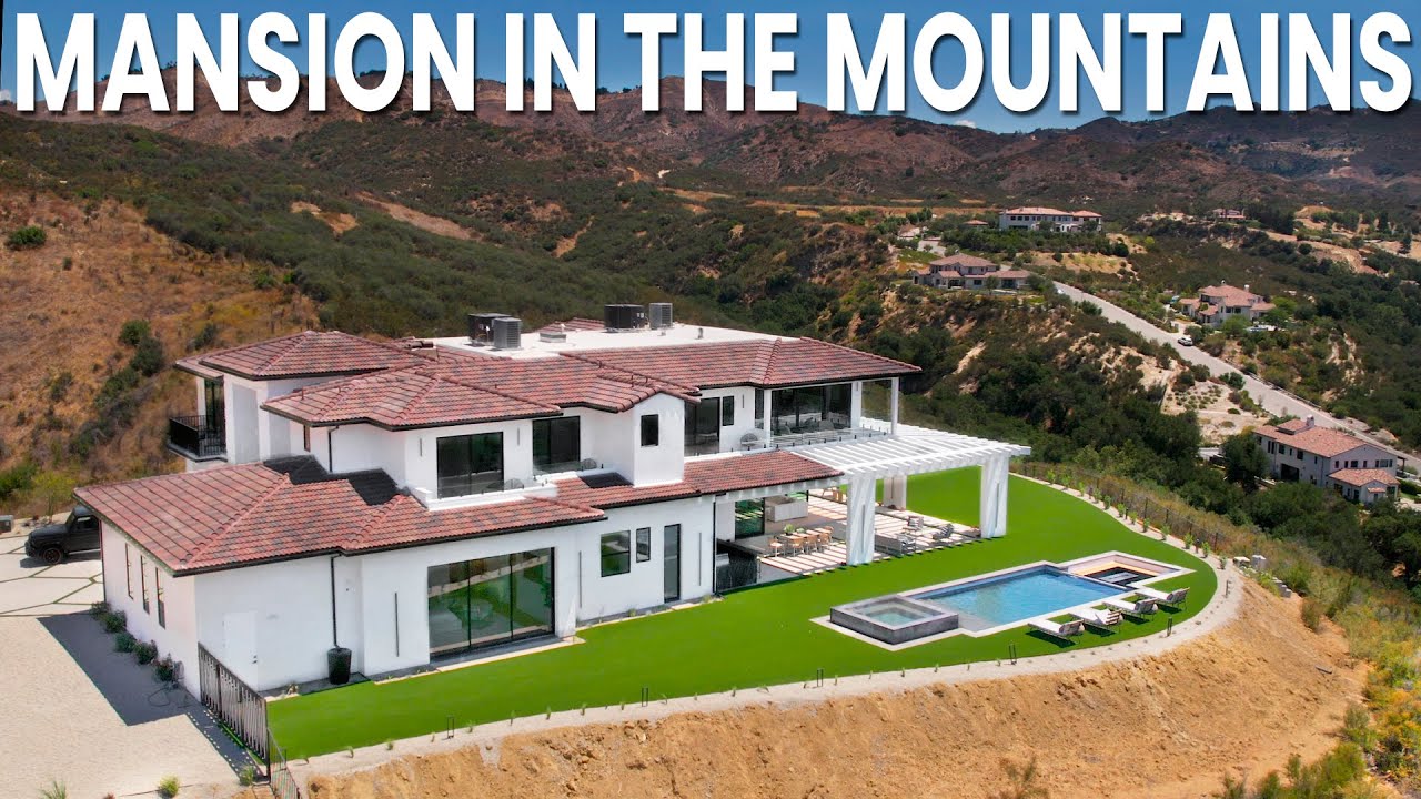 TOURING A SECLUDED MANSION IN THE MOUNTAINS OF LA! - YouTube