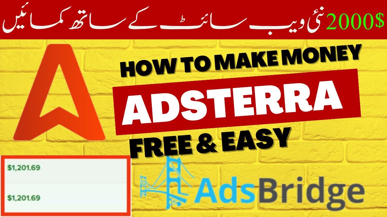 How to earn money from adsterra in Pakistan | Adsterra earning trick ...