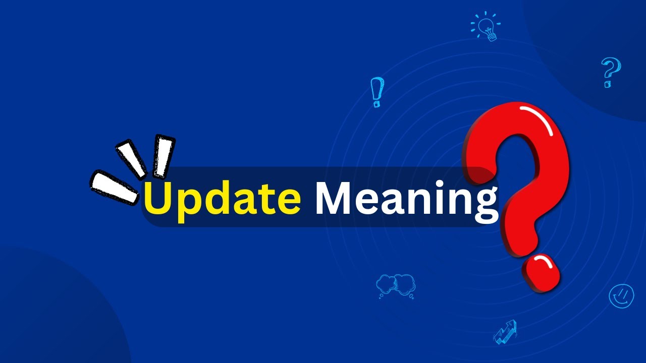 Update Meaning - YouTube