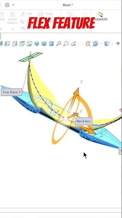 How to bend part with the help of flex feature in solidworks # ...