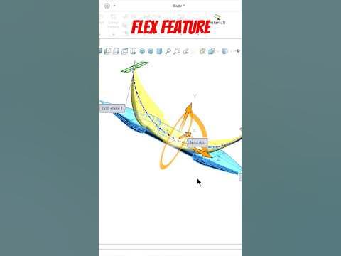 How to bend part with the help of flex feature in solidworks # ...