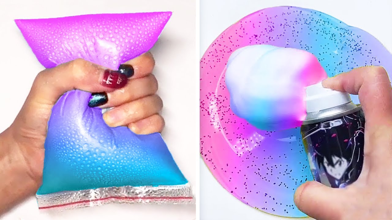 Satisfying Slime Asmr Relaxing Slime Videos 2247 Youtube