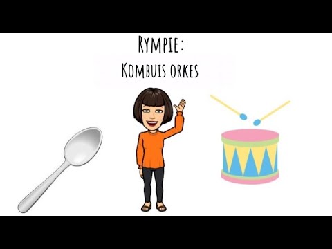 Afrikaanse rympie vir kleuters - Kombuisorkes - YouTube