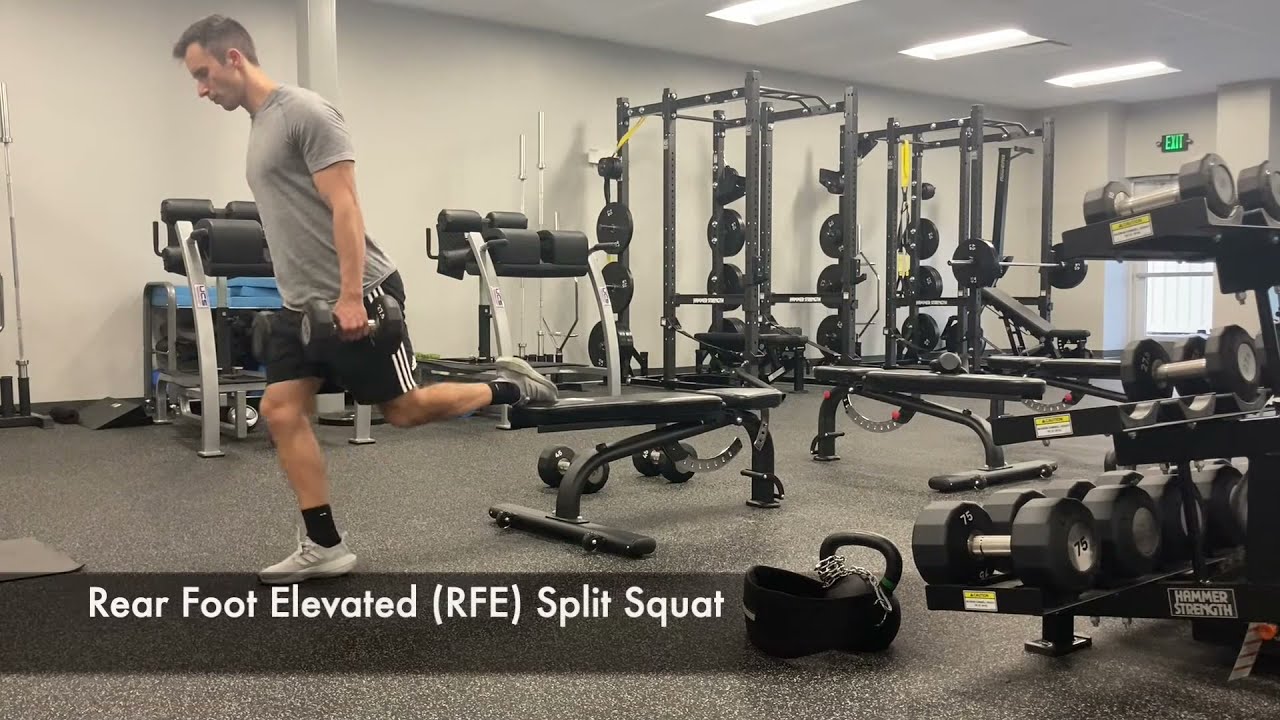 Bulgarian and RFE Split Squat - YouTube