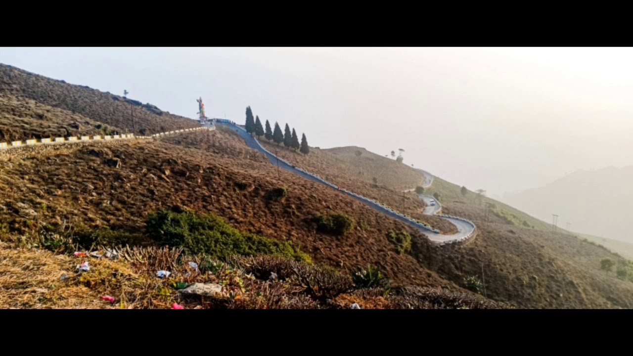Kurseong view point hanuman statue - YouTube