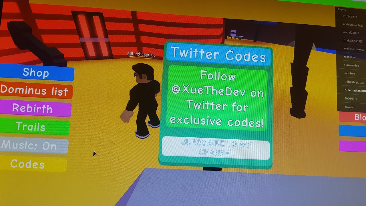 ALL 5 *WORKING* CODES IN ROBLOX DOMINUS LIFTING SIMULATOR! - YouTube