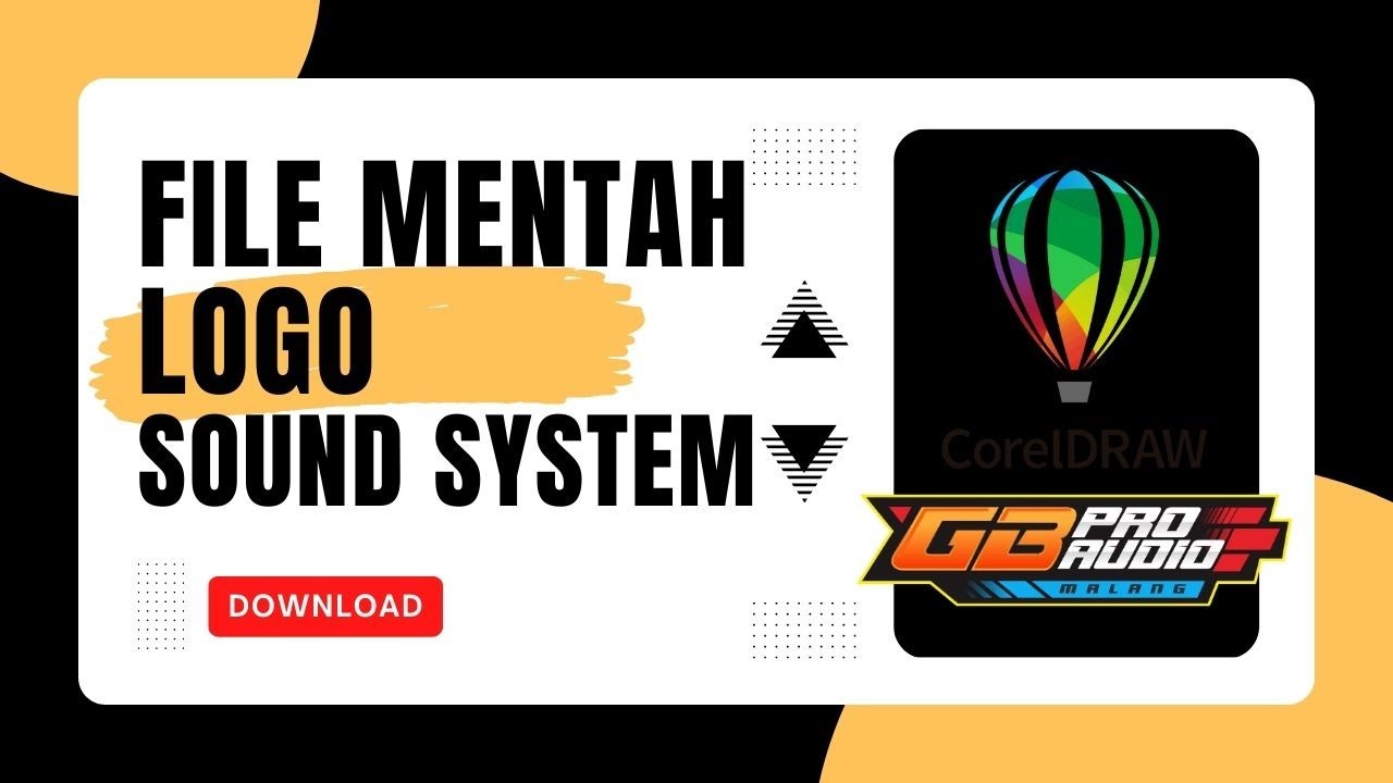 file mentah logo sound system GB pro Audio malang - YouTube