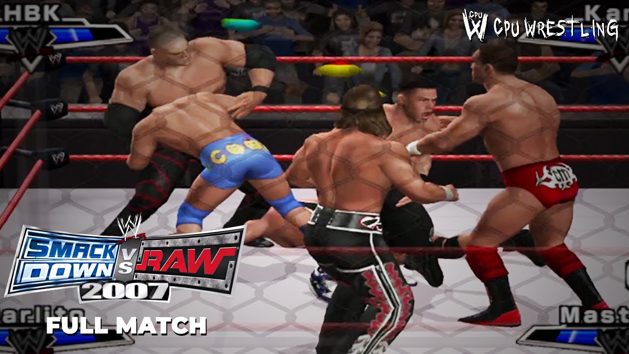 WWE SVR 2007 | Unforgettable Armageddon Hell in a Cell: Cena, Angle ...