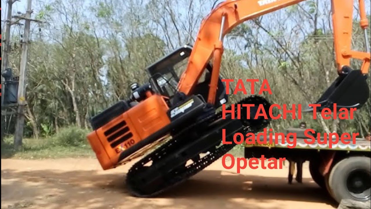 TATA HITACHI Super EX 110: A Masterclass in Loading Efficiency - YouTube