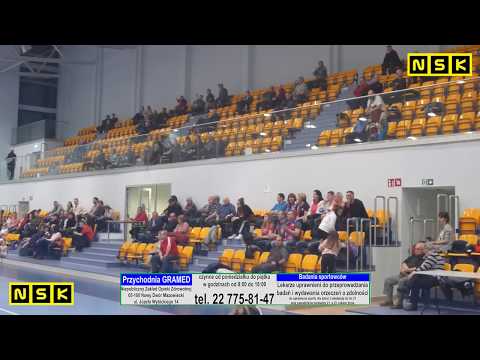tv.nsk.pl 2019-02-16 NOSiR Nowy Dwór Maz. vs ESPES Sparta Warszawa 3:0 - doping kibiców