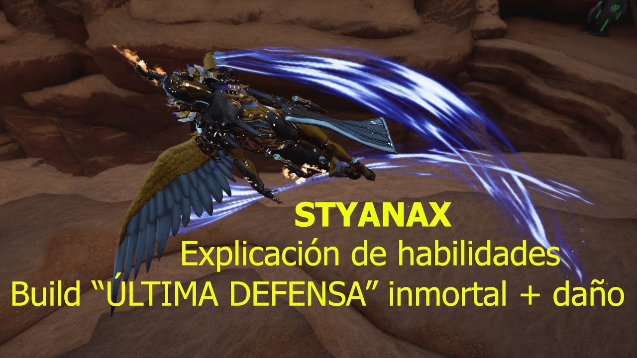 Build Styanax inmortal + daño warframe - YouTube