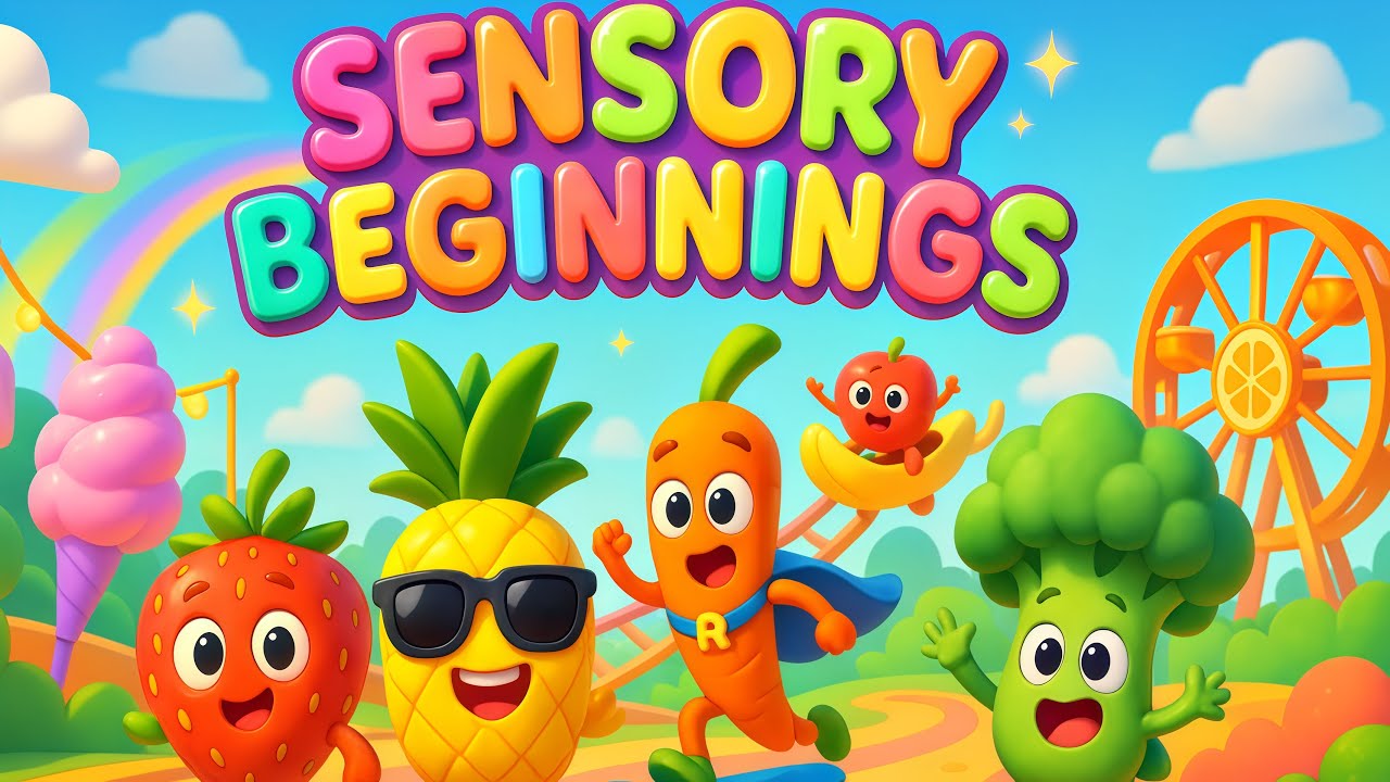 High Contrast Baby Sensory 🍓🌙 | Bedtime Lullaby & Soothing Visual ...