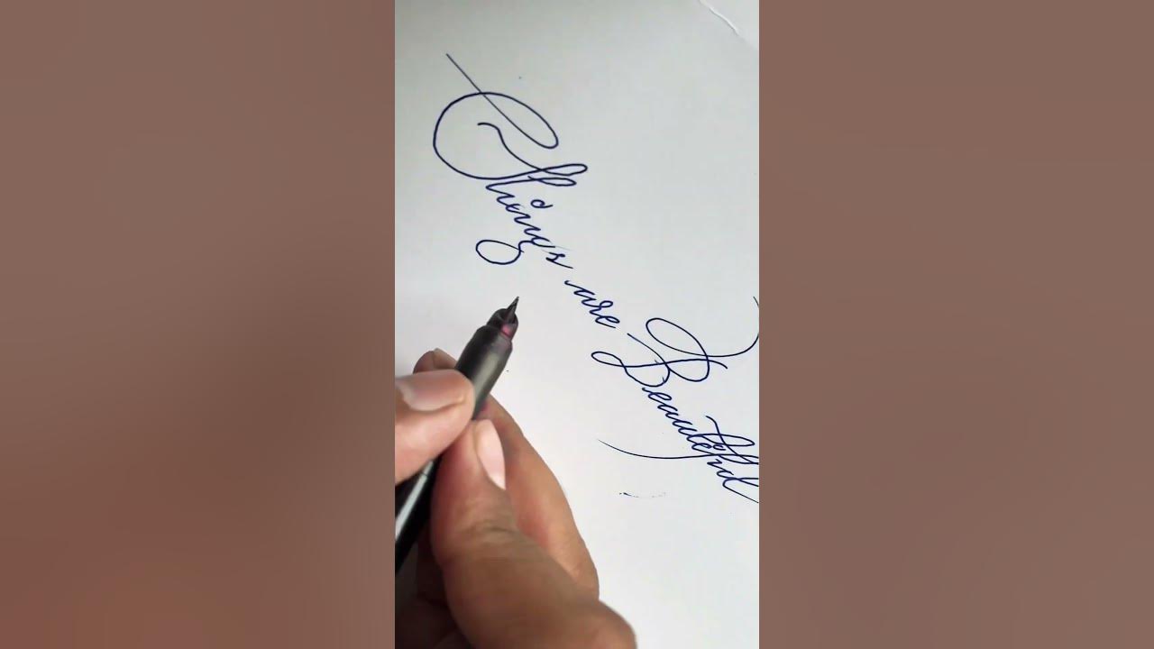 How to do Cursive handwriting. #handwriting #cursive - YouTube