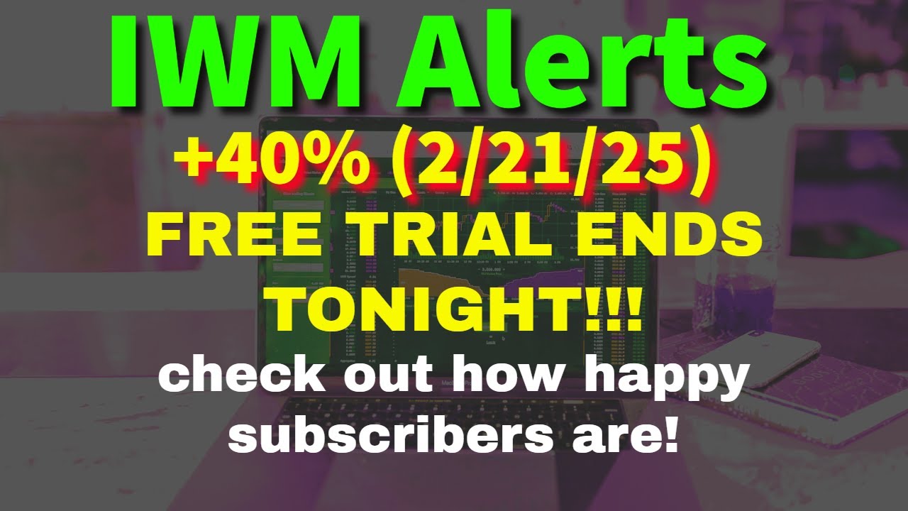 IWM Alerts Review (trial ending TODAY) +40% - YouTube