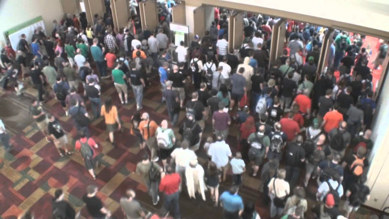Gen Con: Opening the doors on day 3 - YouTube