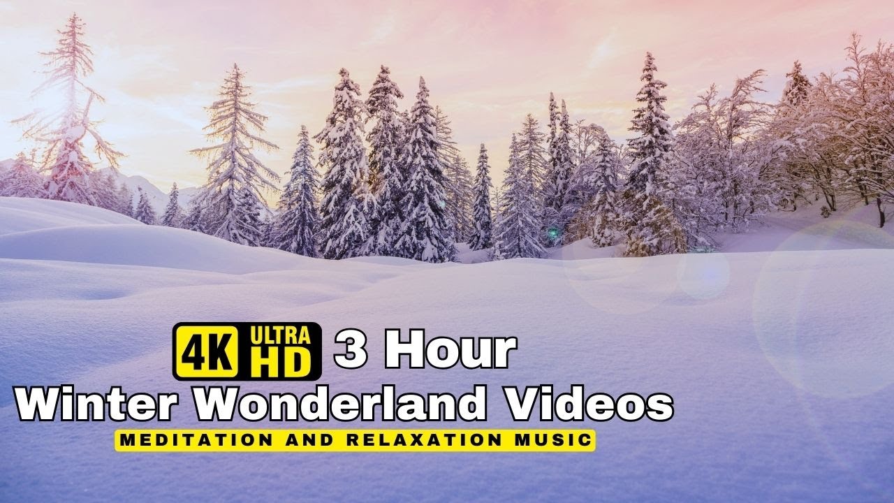 Beautiful Winter & Piano Music, Peaceful Calm Instrumental Music ...