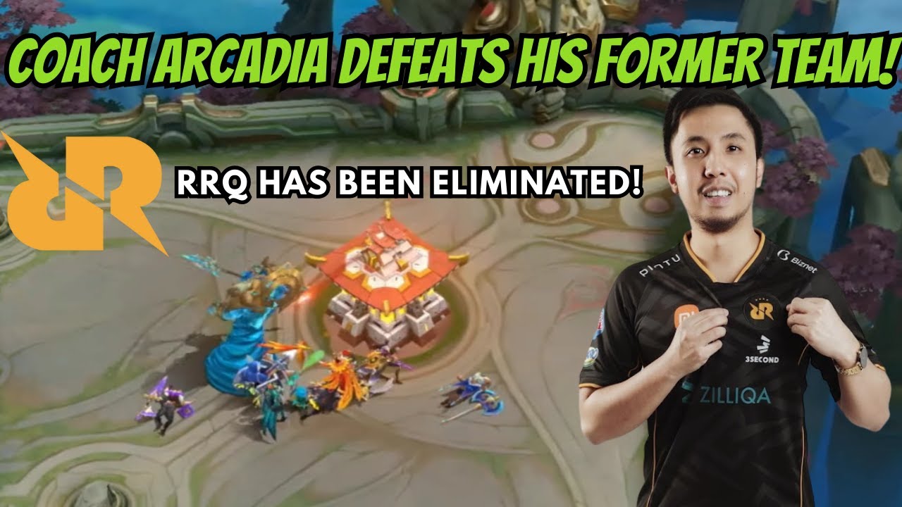 Coach Arcadia Defeats his Former Team RRQ 2-1! And has a message to his former Team! lol - YouTube