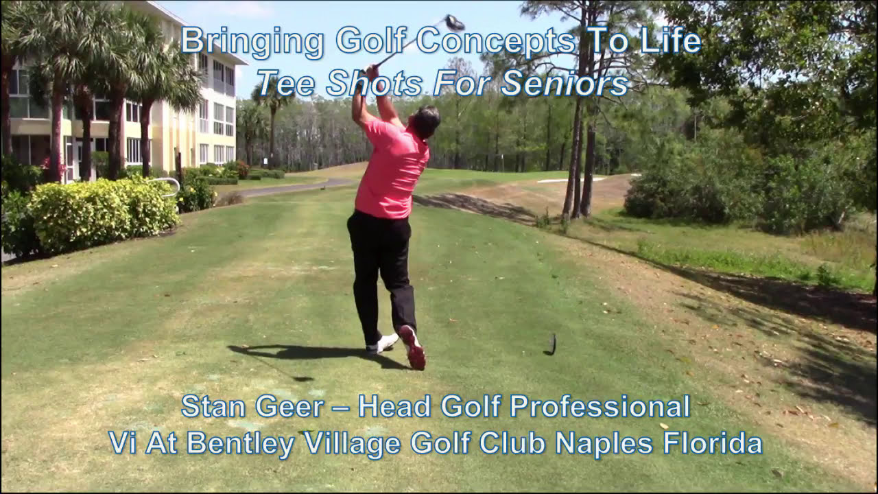 Improving Golf Tee Shots For Senior Golfers - YouTube
