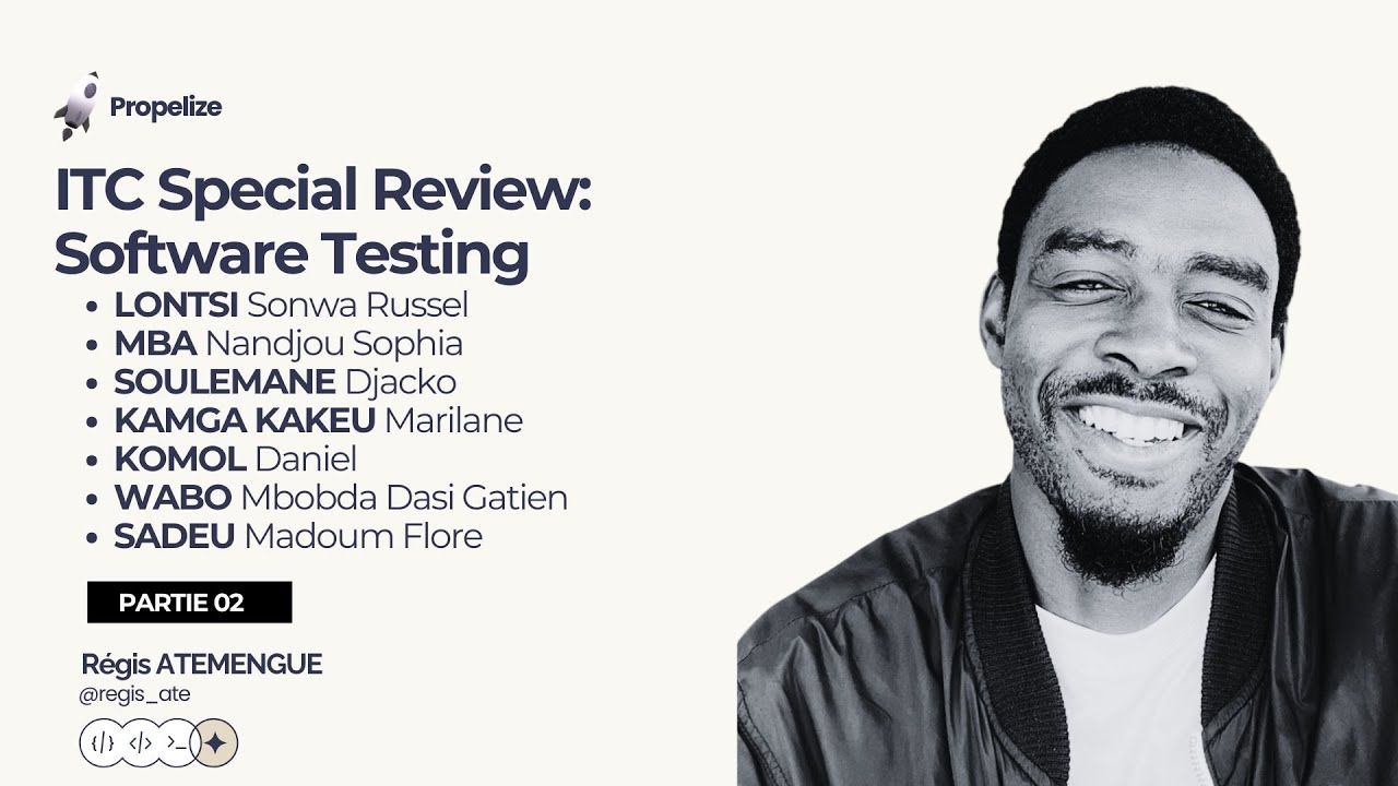 ICT Special Review: Software Testing Groupe 08 (Partie 02) - YouTube