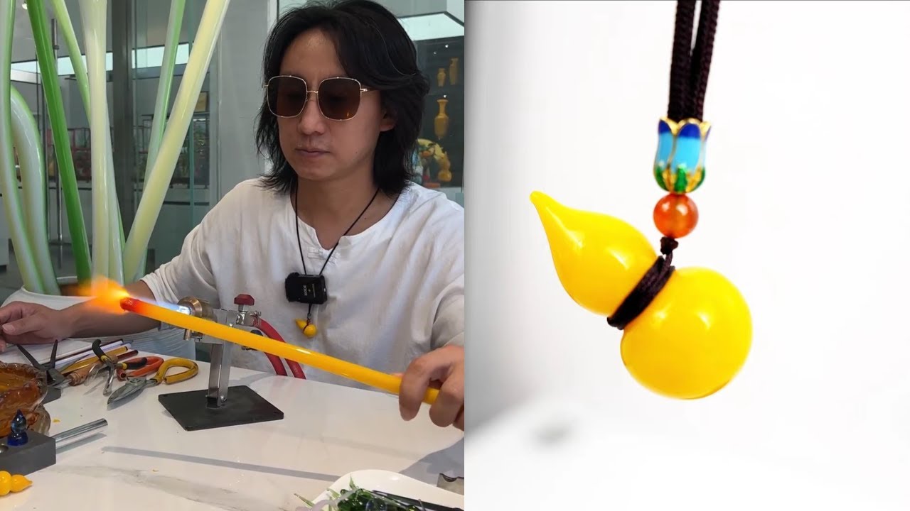 Crafting an Exquisite Liuli Gourd Pendant: Tiny Treasure in the Making ...