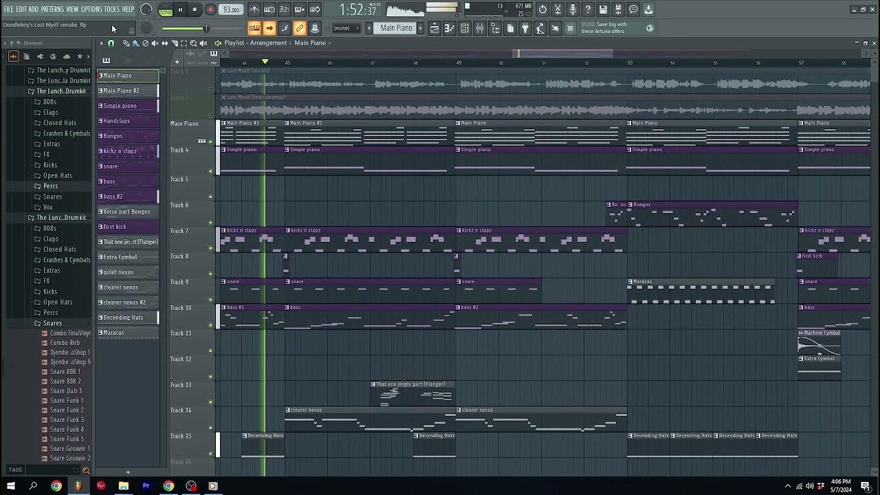 Tai Verdes - Lost Myslf FL Studio Remake (10th grade Music Tech project ...