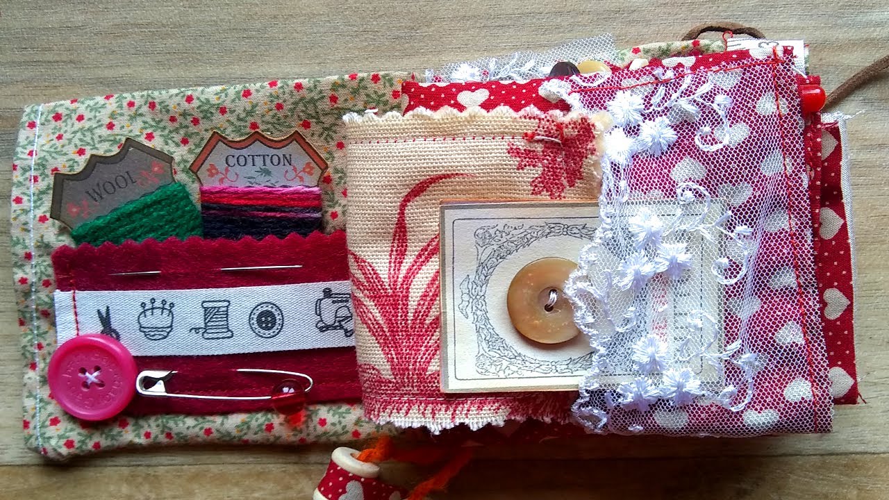 Mini Needle Book tutorial for Crafty Travellers sewing home & away! Small but Mighty - YouTube