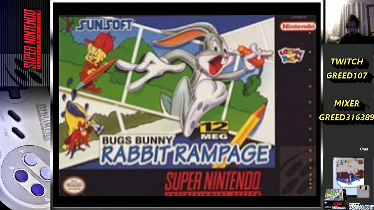 BUGS BUNNY RABBIT RAMPAGE (SNES) GREED107 PLAYS - YouTube