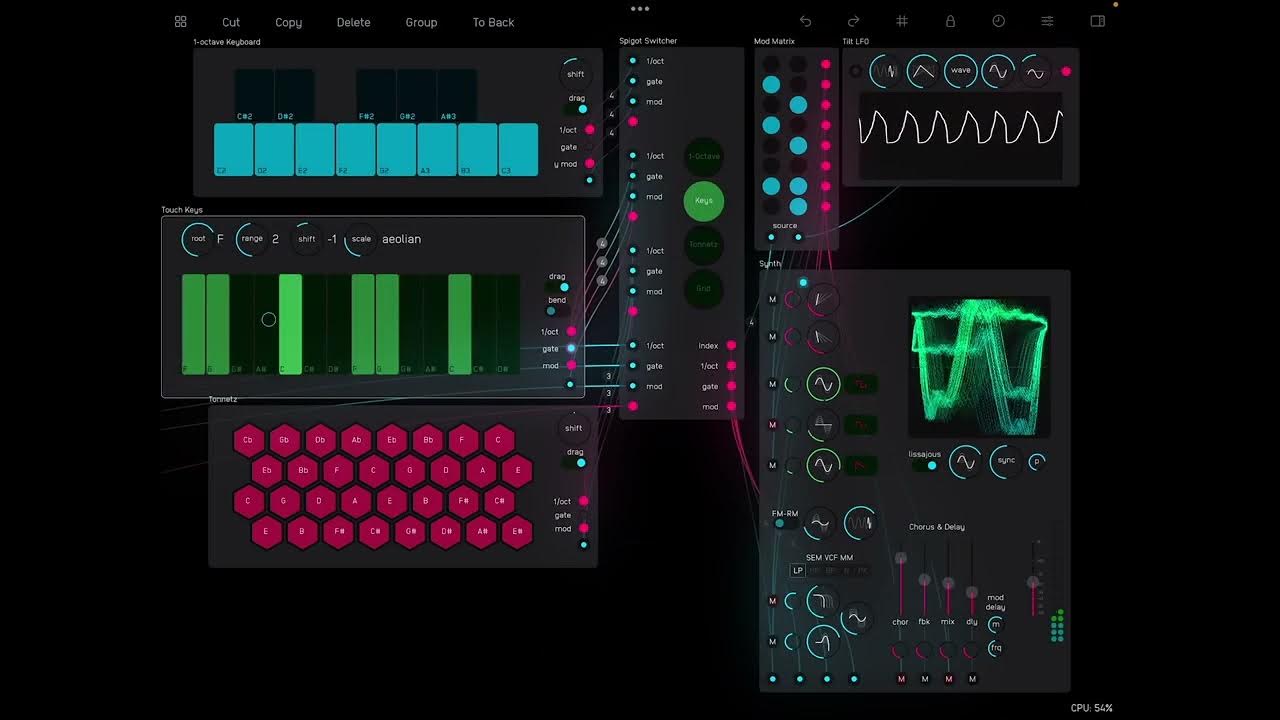 Audulus 4 iPad Preview 3 - YouTube
