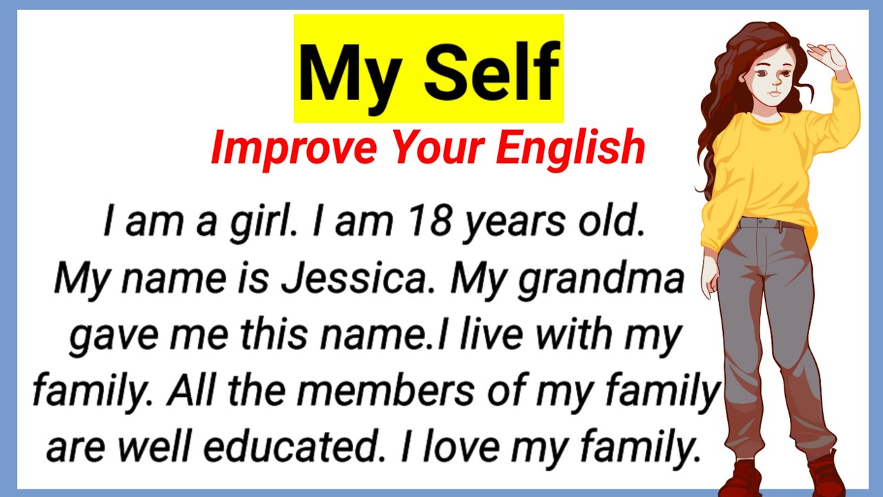 My Self || Learning English Speaking | Listen And Practice | Improve ...