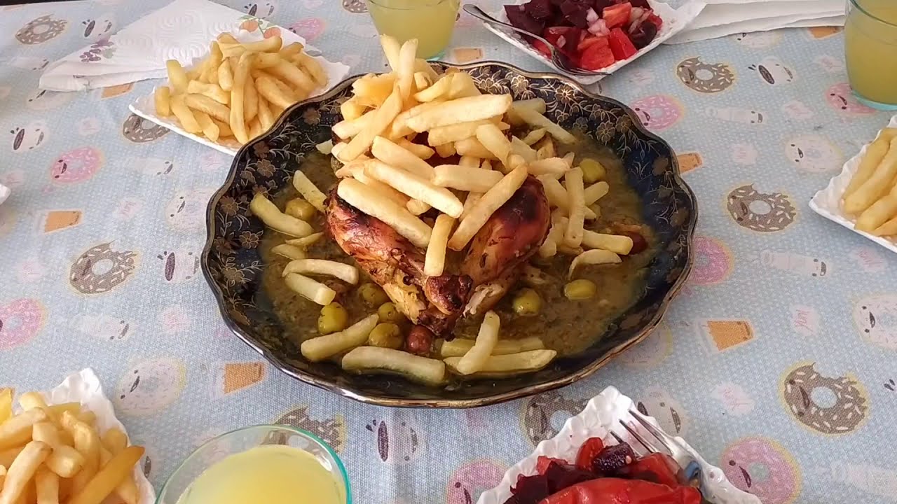 DJAJ MHAMMER 🍟- دجاج محمر - YouTube