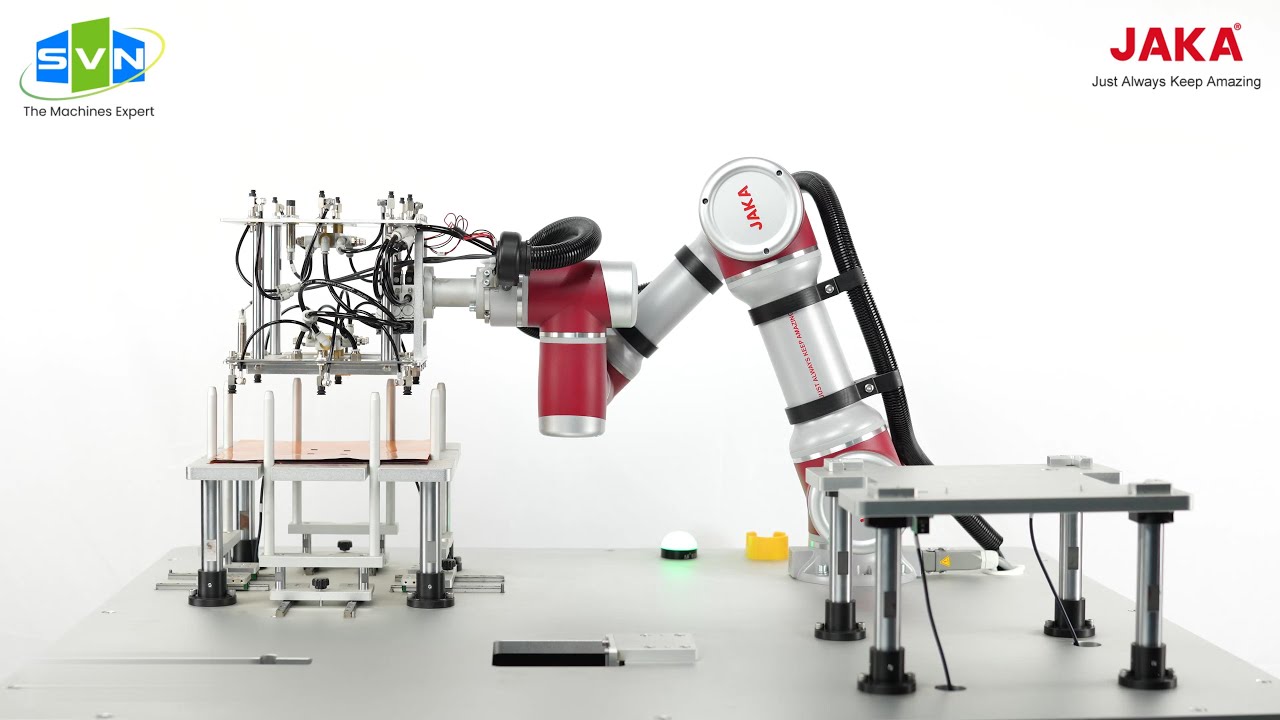 Demo Ứng dụng kiểm tra chất lượng sản phẩm với JAKA Cobots và Lens 2D ...