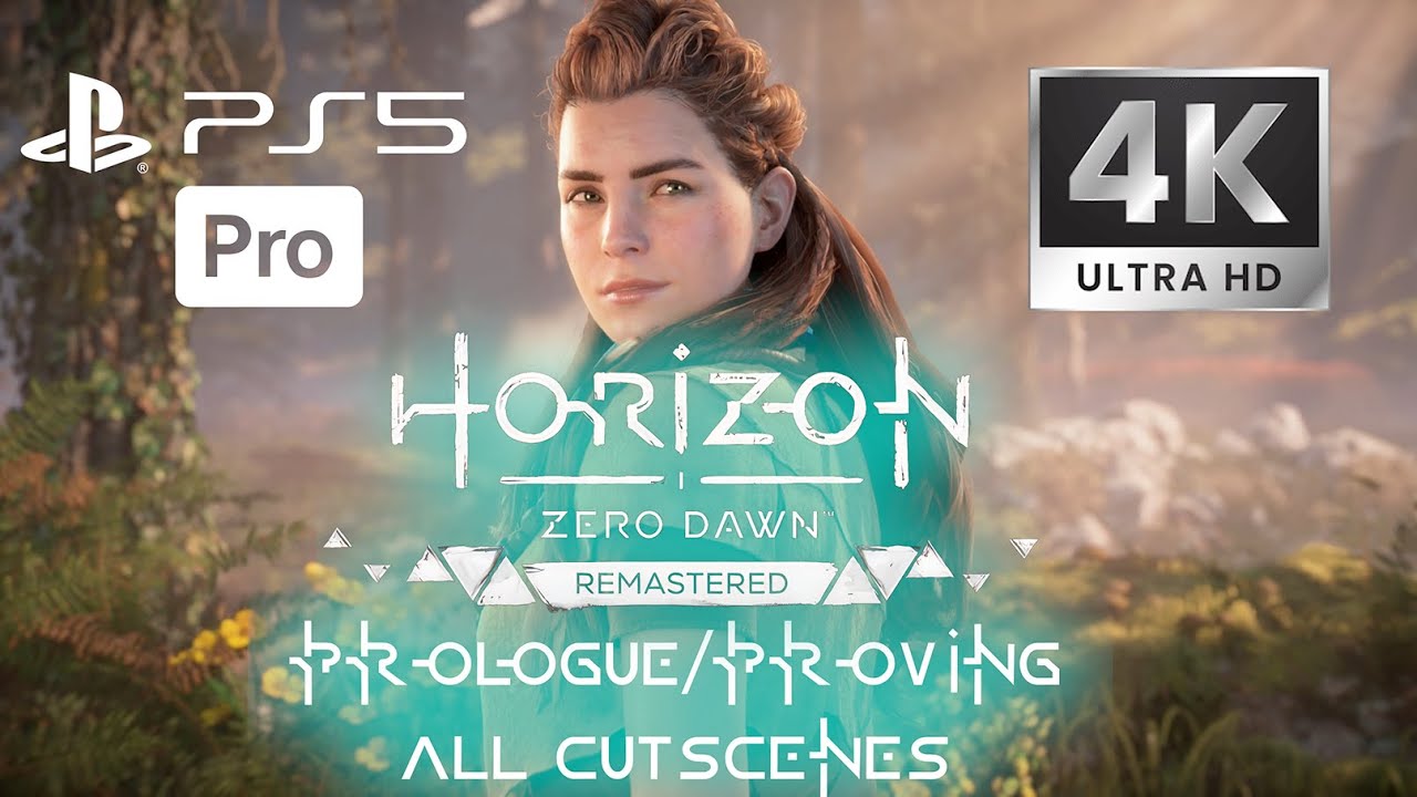 HORIZON ZERO DAWN REMASTERED PROLOGUE | PS5 PRO | 4K 60FPS CUTSCENES ...