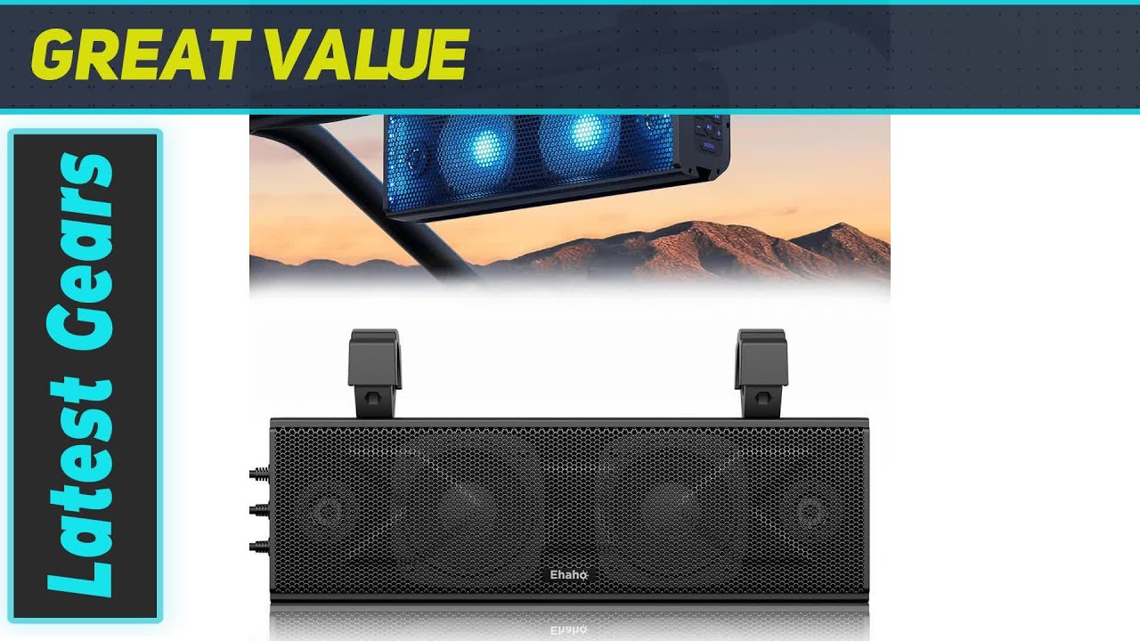 Ehaho MT4100 UTV Sound Bar: Elevate Your Off-Road Experience with ...