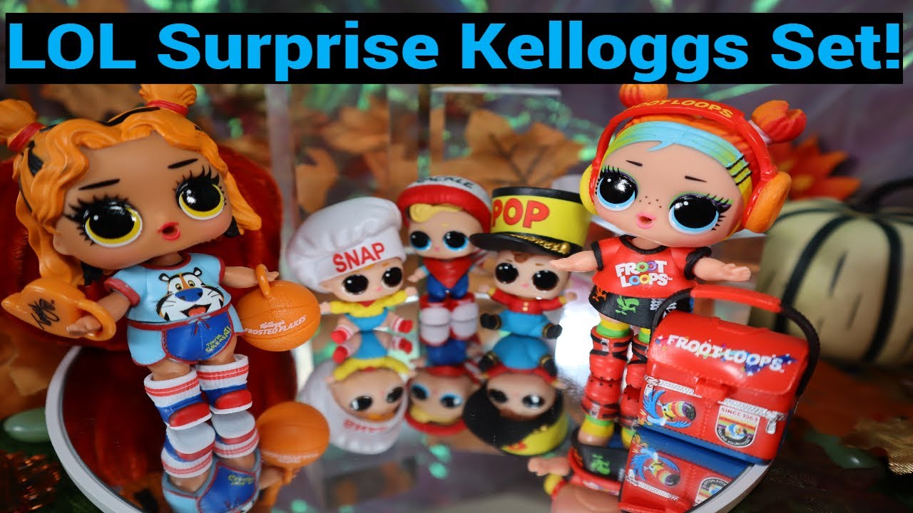 LOL Surprise Mini Bites Deluxe Kelloggs set Unboxing! - YouTube