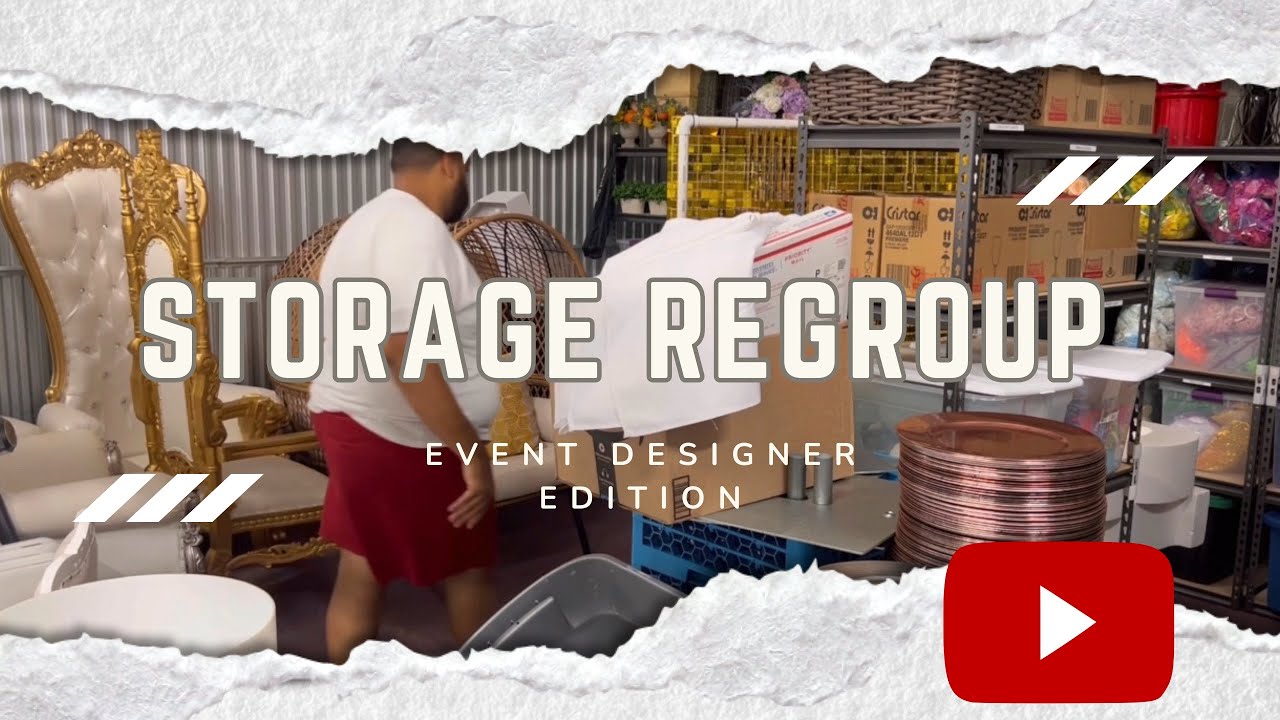 Cleaning, Organizing & Regrouping my Event Storage | Timelapse | EOE ...