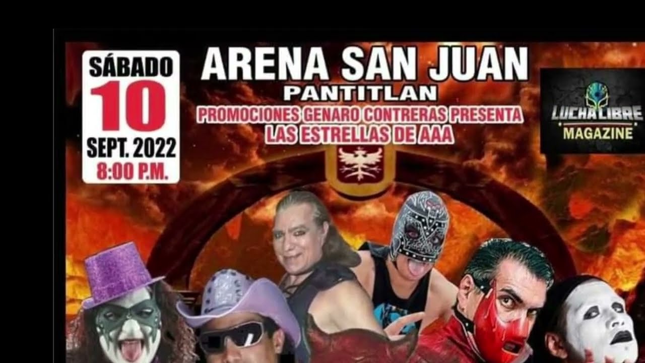CARTELERA DE ARENA SAN JUAN PANTITLAN, PROMOCIONES GENARO CONTRERAS ...
