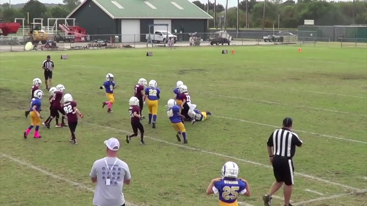 Pee Wee Football Game Highlights 10/21/17 - Coach Parker - KYA Football - YouTube