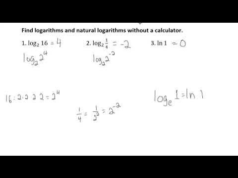 Lecture 9.4 – Logarithmic Functions - YouTube