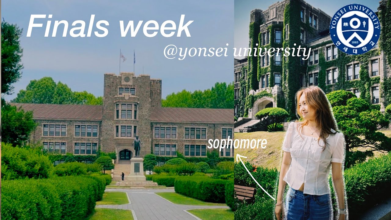 survive finals week with me | yonsei university student | Korean ...