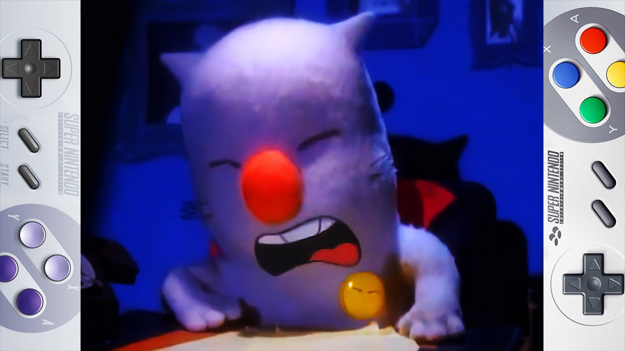 Final Fantasy III "Uuuu! SCARY! (Super Nintendo\SNES\Commercial\Ad) 4k ...