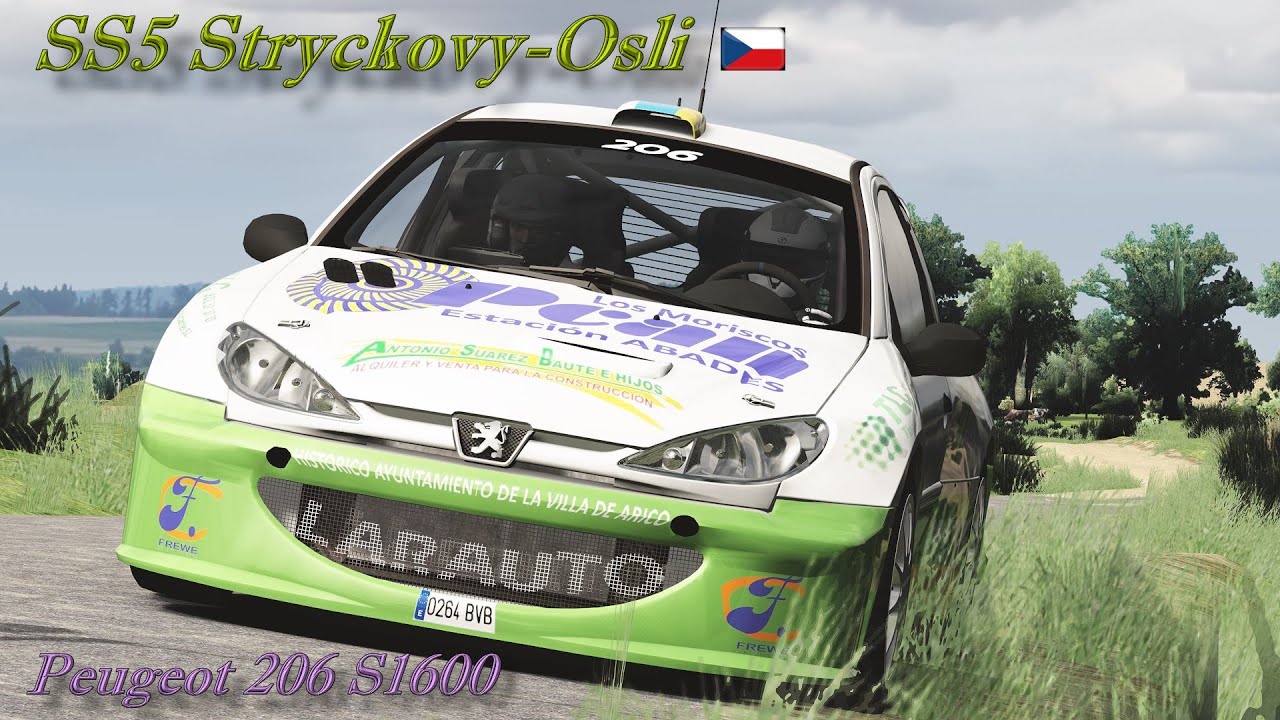 Assetto Corsa/Camtool tv cam SS5 Stryckovy-Osli/Peugeot 206 S1600 - YouTube