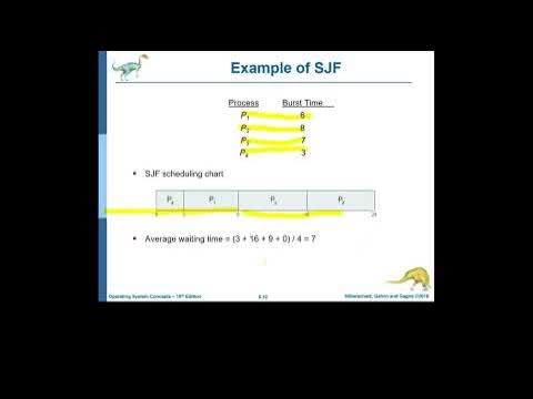 FCFS, SJF, and Round Robin scheduler - YouTube